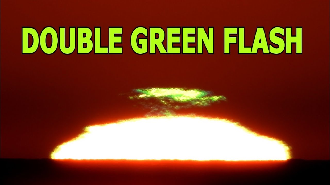 Double green flash - YouTube