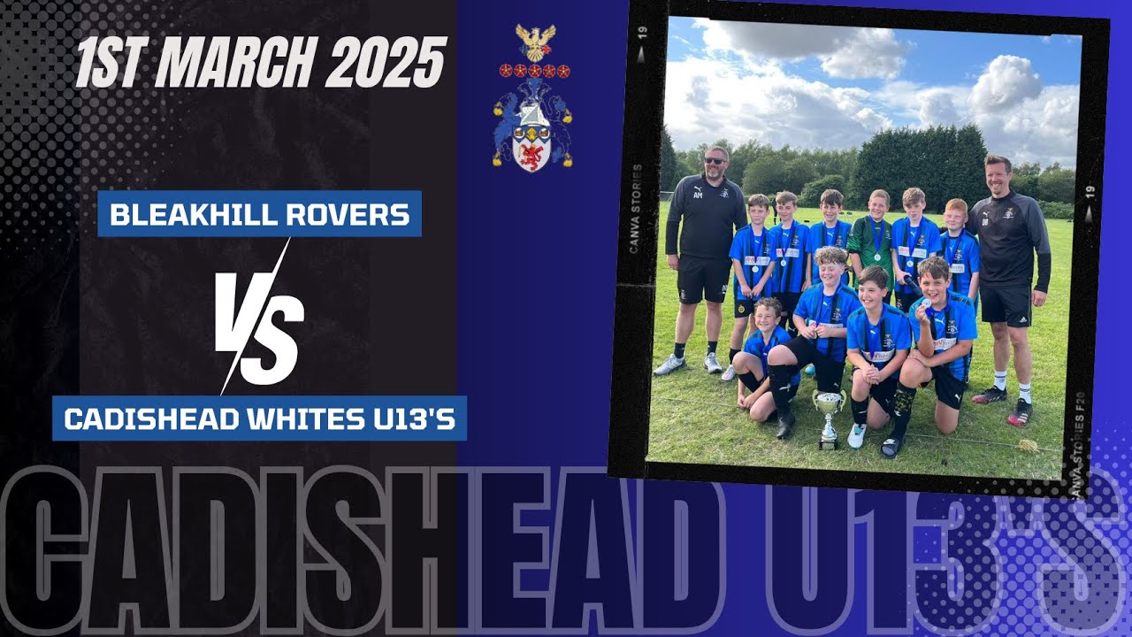 Cadishead Sports U13's v Bleakhill - YouTube