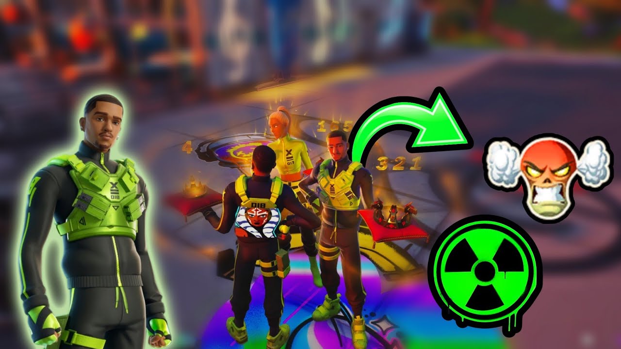 Using the Lightskin Kyran Aryk Crew Skin In Fortnite | Party Royale ...