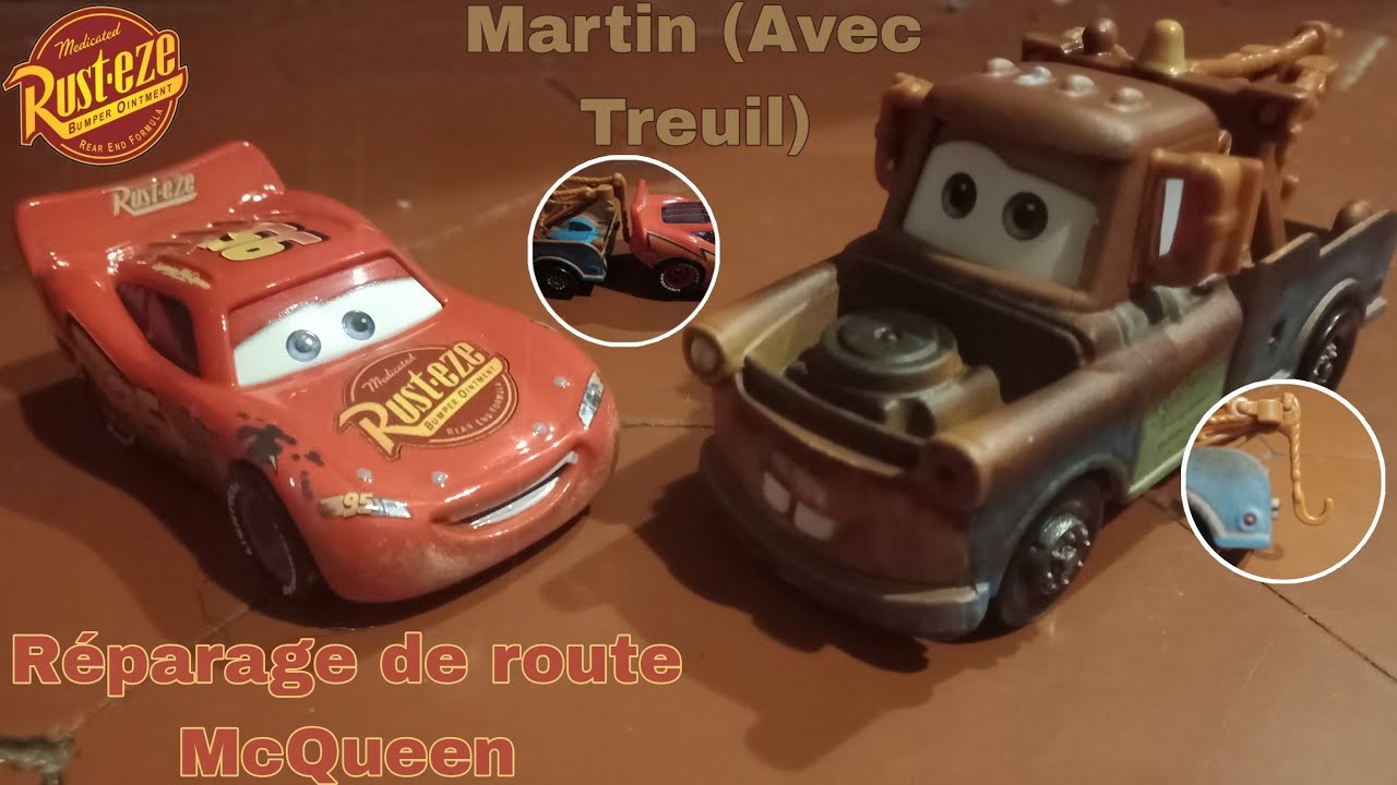 Réparage de Route Flash McQueen et Martin avec treuil (revue) (séries ...