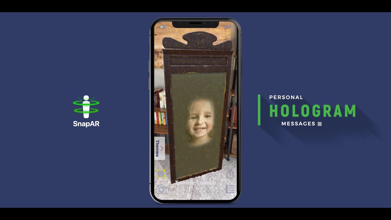 SnapAR Personal Hologram Messages - YouTube