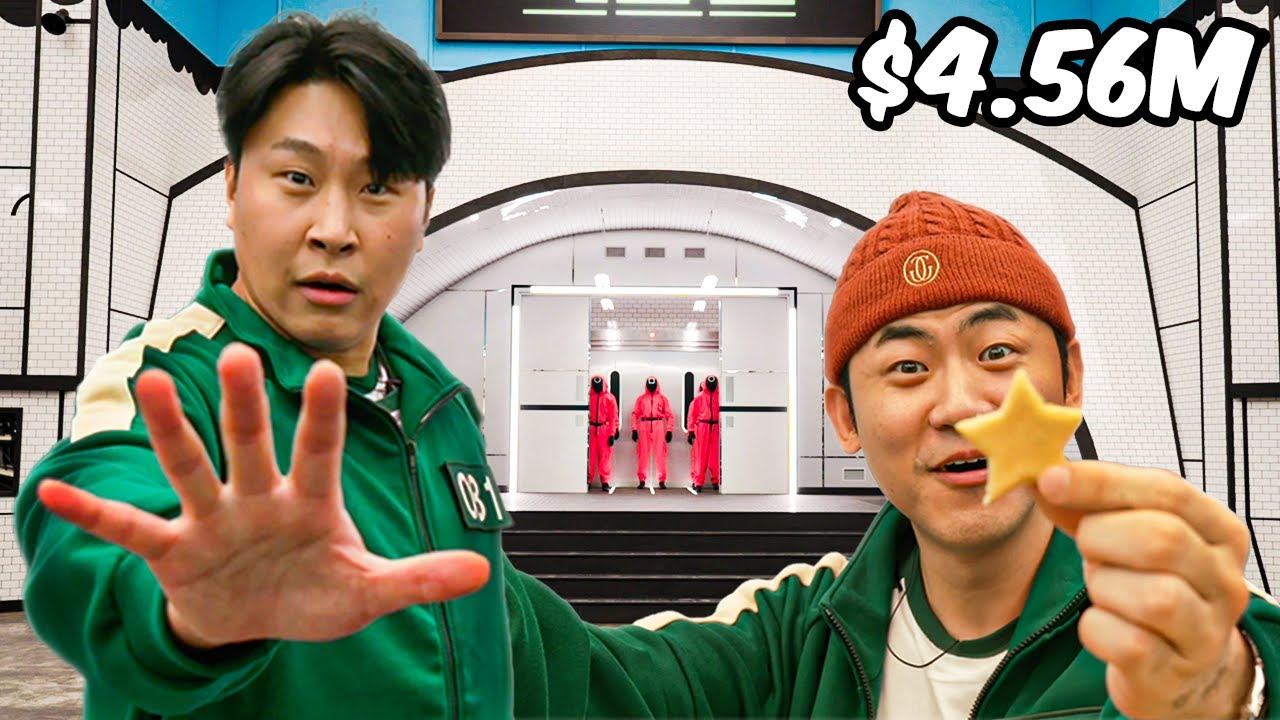 $4,560,000를 가지러 오징어 게임: 더 챌린지에 갔습니다 - YouTube