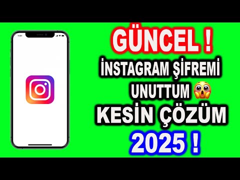 İNSTAGRAM ŞİFREMİ UNUTTUM ( %100 ÇÖZÜM) GÜNCEL 2025