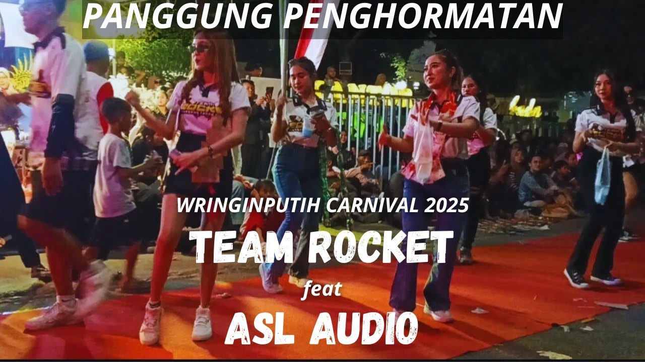 Team Rocket Feat ASL Audio Goyang Horeg , Panggung Penghormatan ...