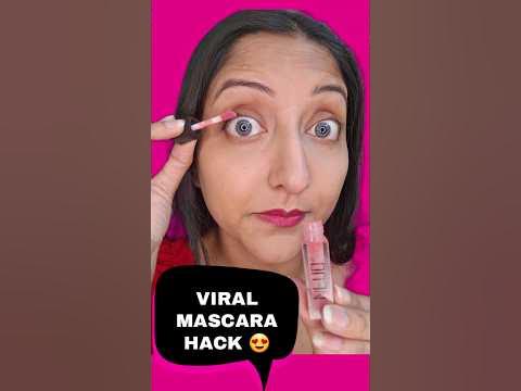 VIRAL MASCARA HACK 😲VIRAL Tik Tok MascaraHACK #viral #shorts #hacks # ...