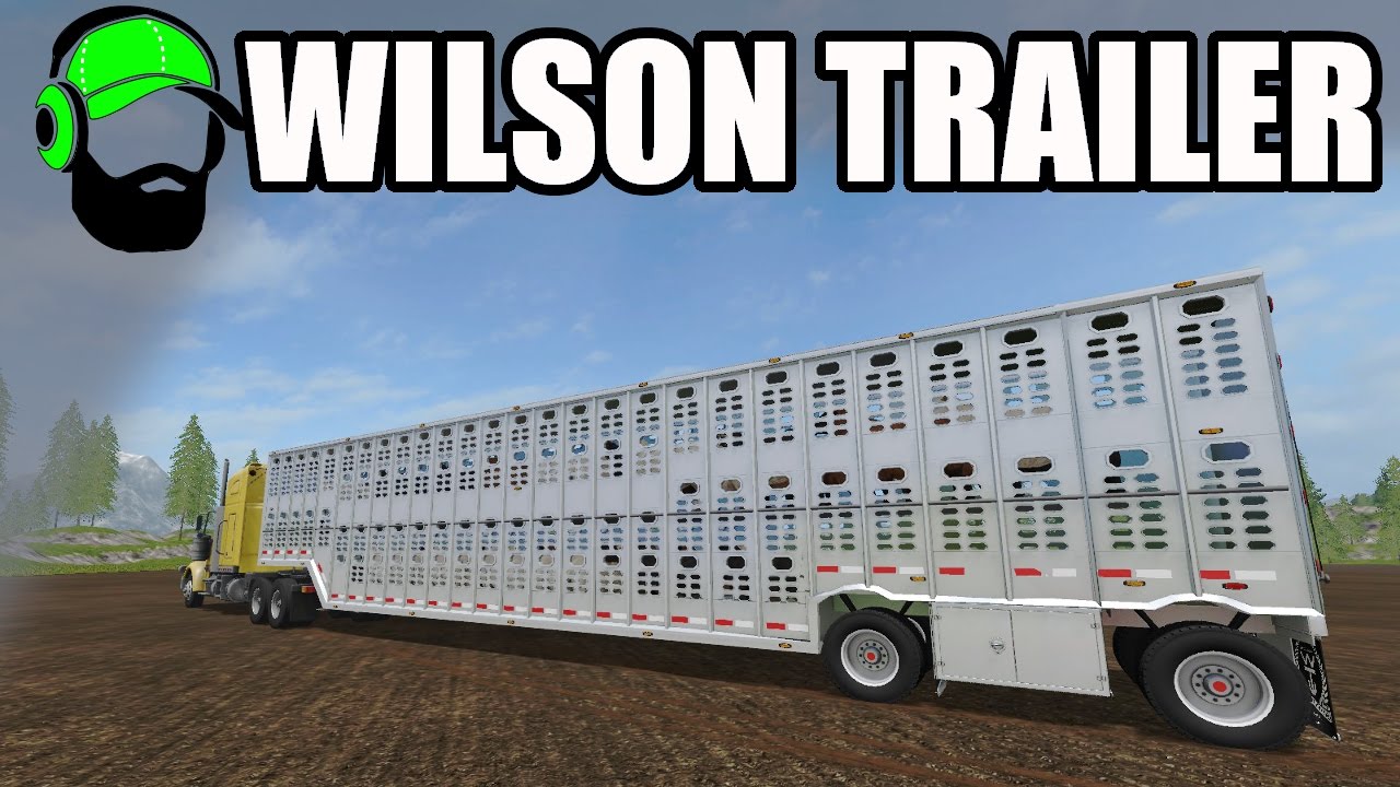 Farming Simulator 17 Mod - American Livestock Trailer -#FS17 - YouTube