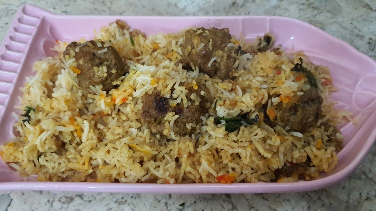 Kofta Briyani recipe|Tasty and delicious briyani recipe!! - YouTube