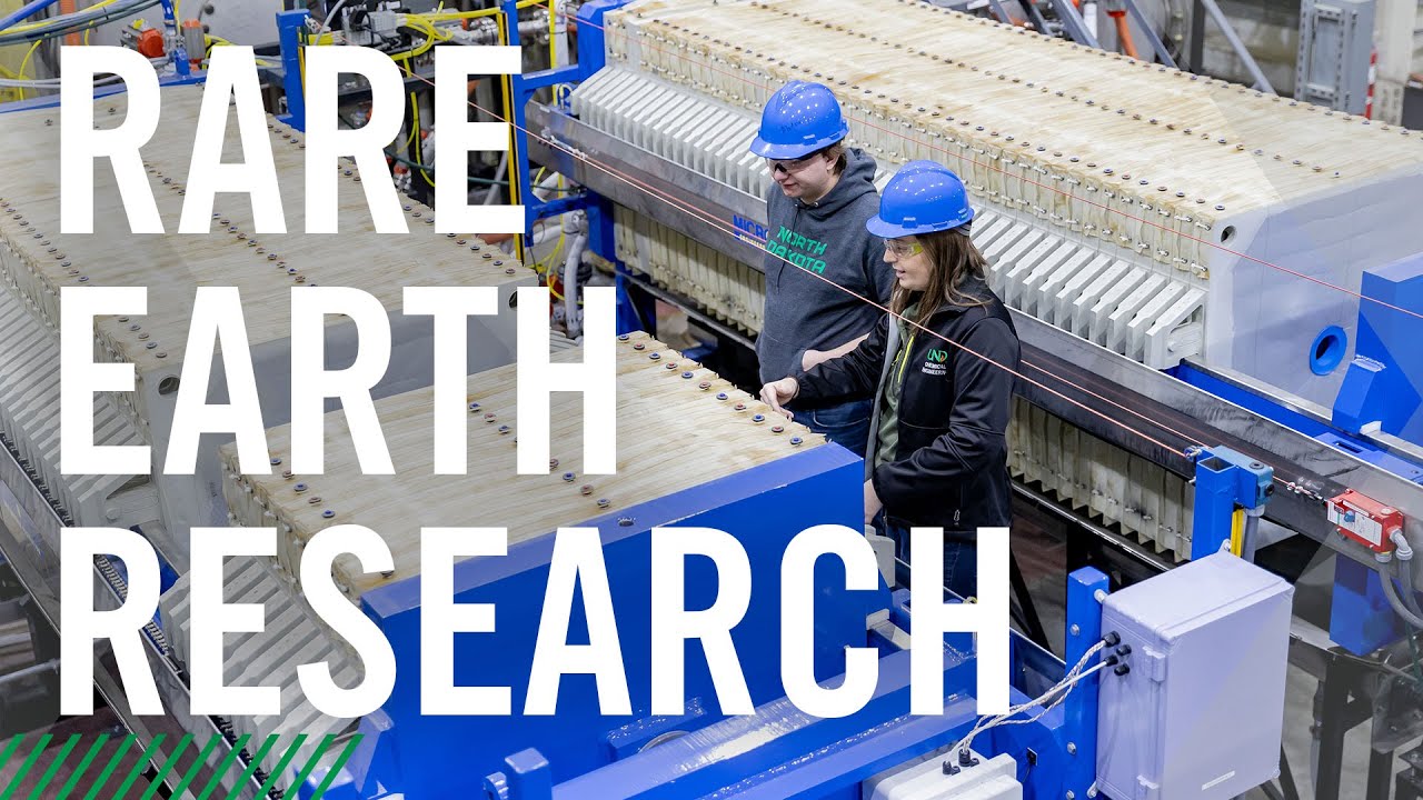 UND Awarded $8 million to Study Rare Earth Material Facility - YouTube
