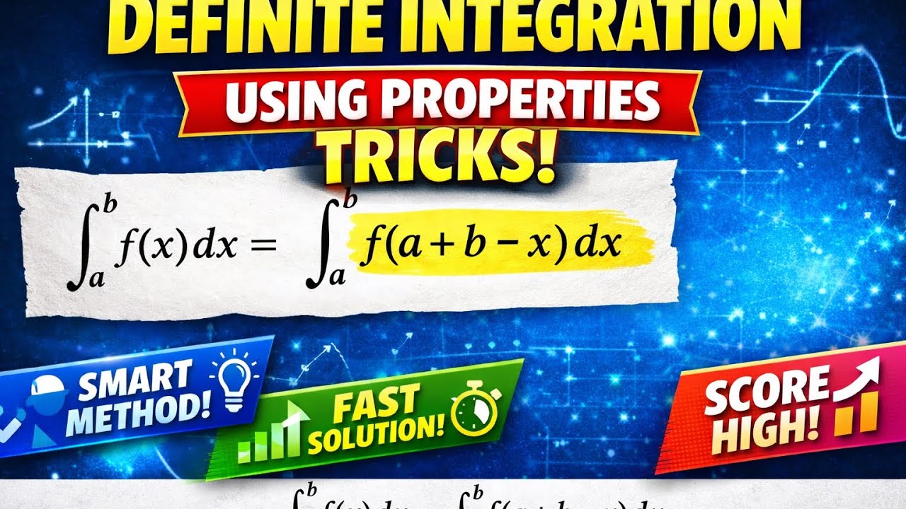 Definite Integration Using Properties in One Shot | All Properties ...
