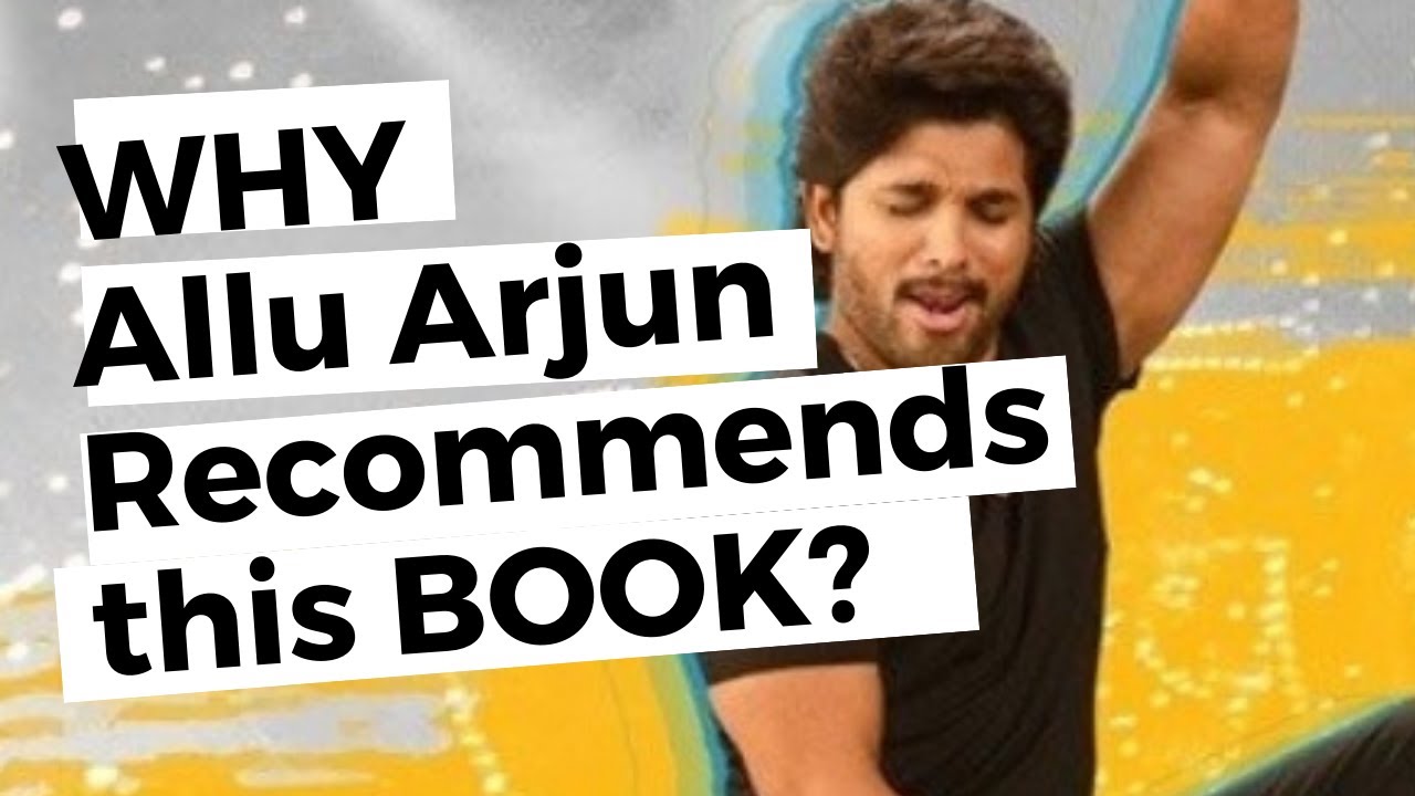 Why ALLU ARJUN recommends this BOOK? | Stylish Star | AM dotTV - YouTube