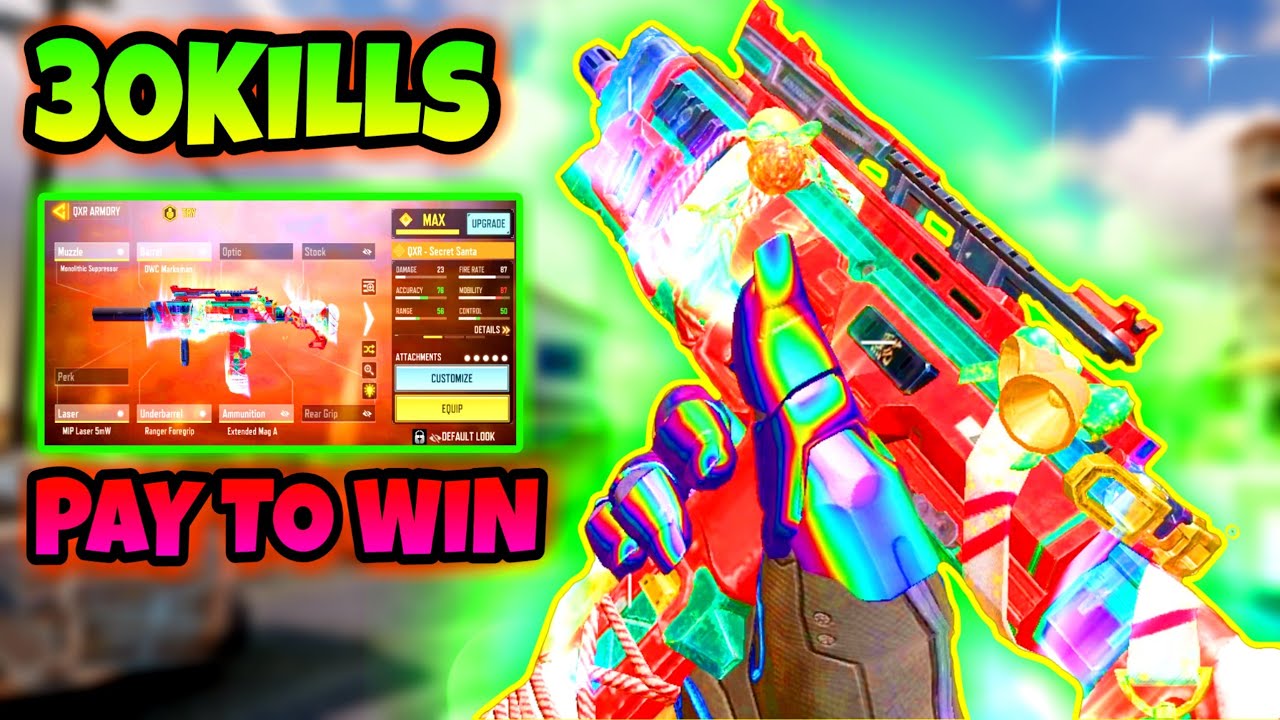 30 KILLS with NEW Legendary QXR in Solo v Squad - YouTube