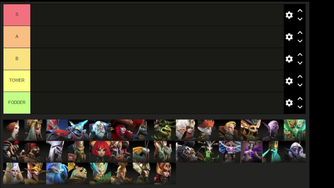 Legends Reborn - Tier list UPDATED [36 Heroes] - YouTube