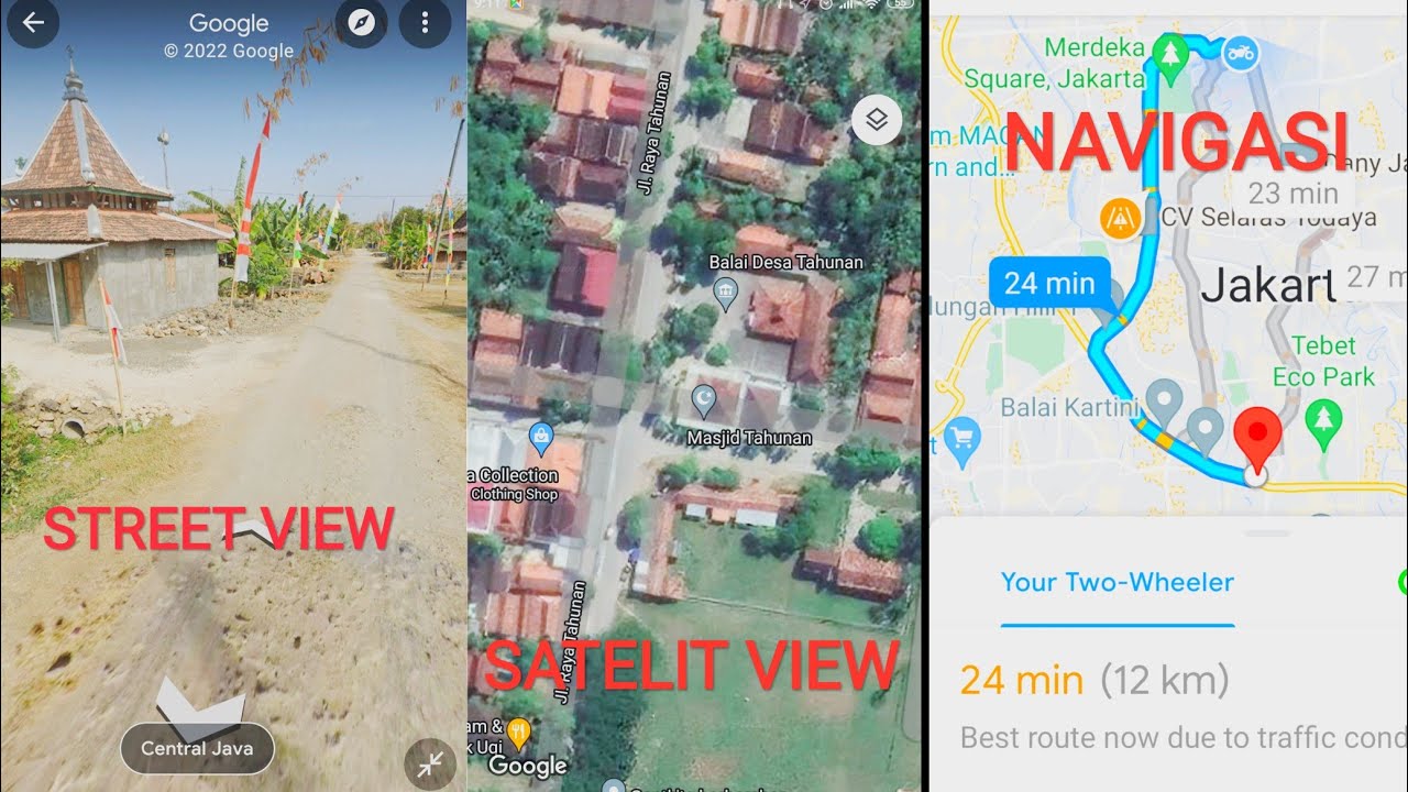 Cara Menggunakan Google Maps Dan Fitur Lengkapnya. Bisa Lihat Foto ...