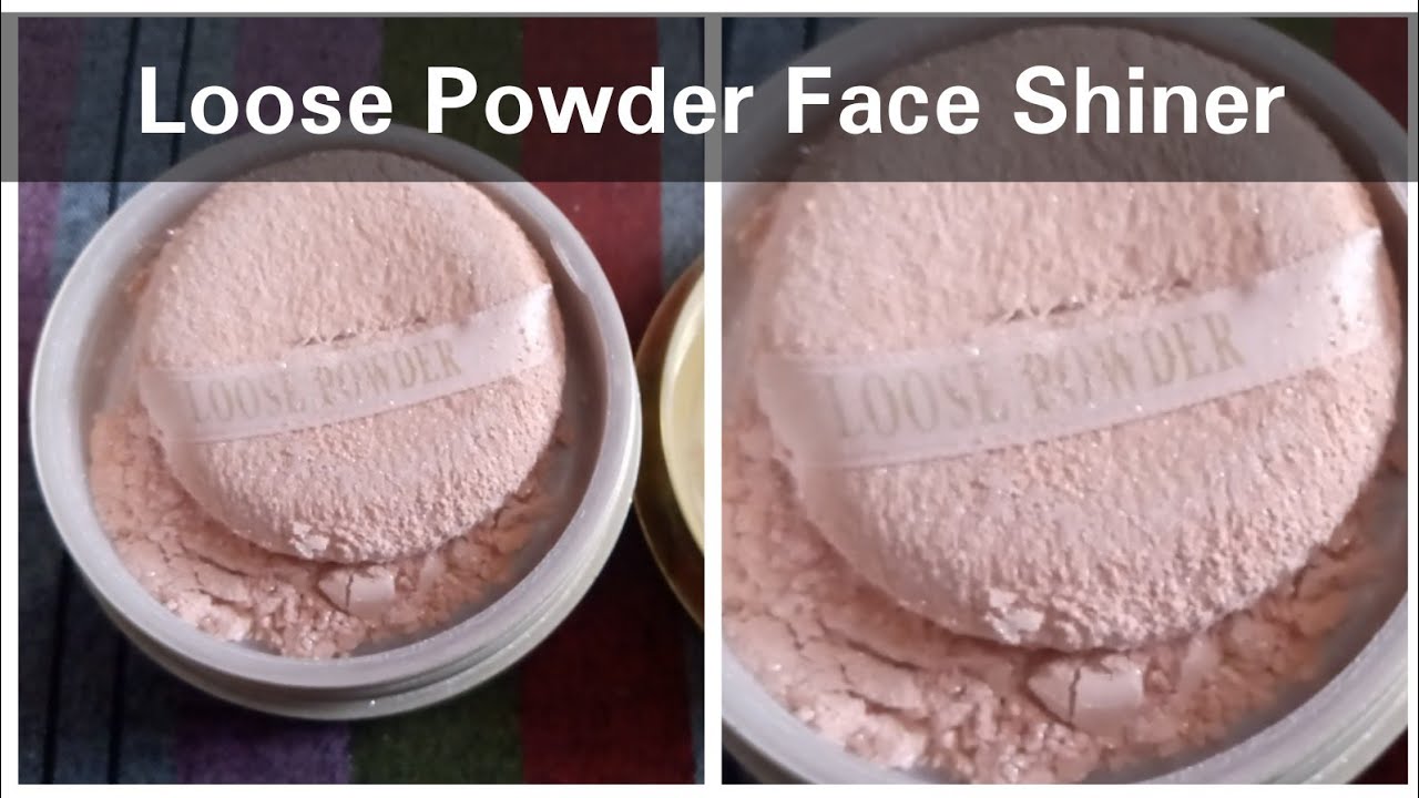 Loose Powder Face Shiner || by Beauty in saima salon || - YouTube