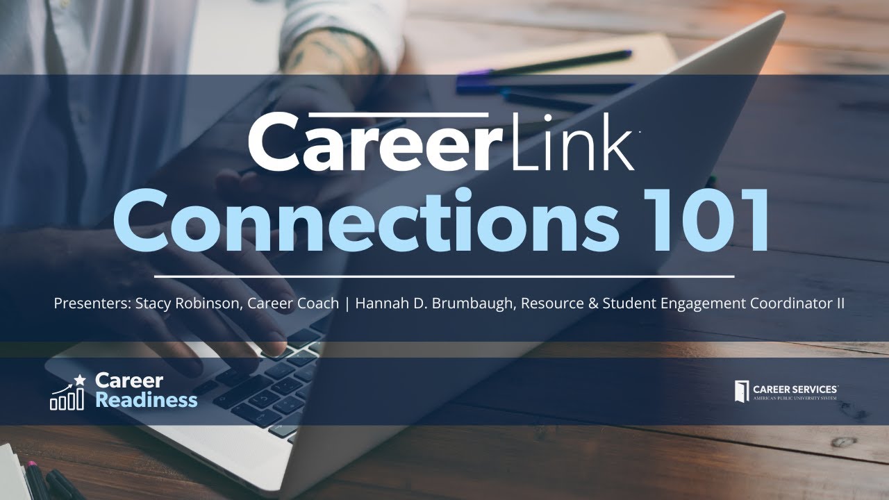 CareerLink Connections 101 - YouTube