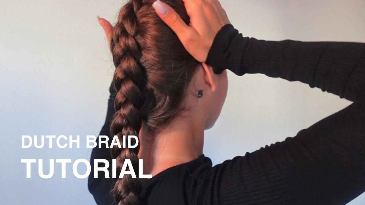 Single Dutch Braid Tutorial - YouTube