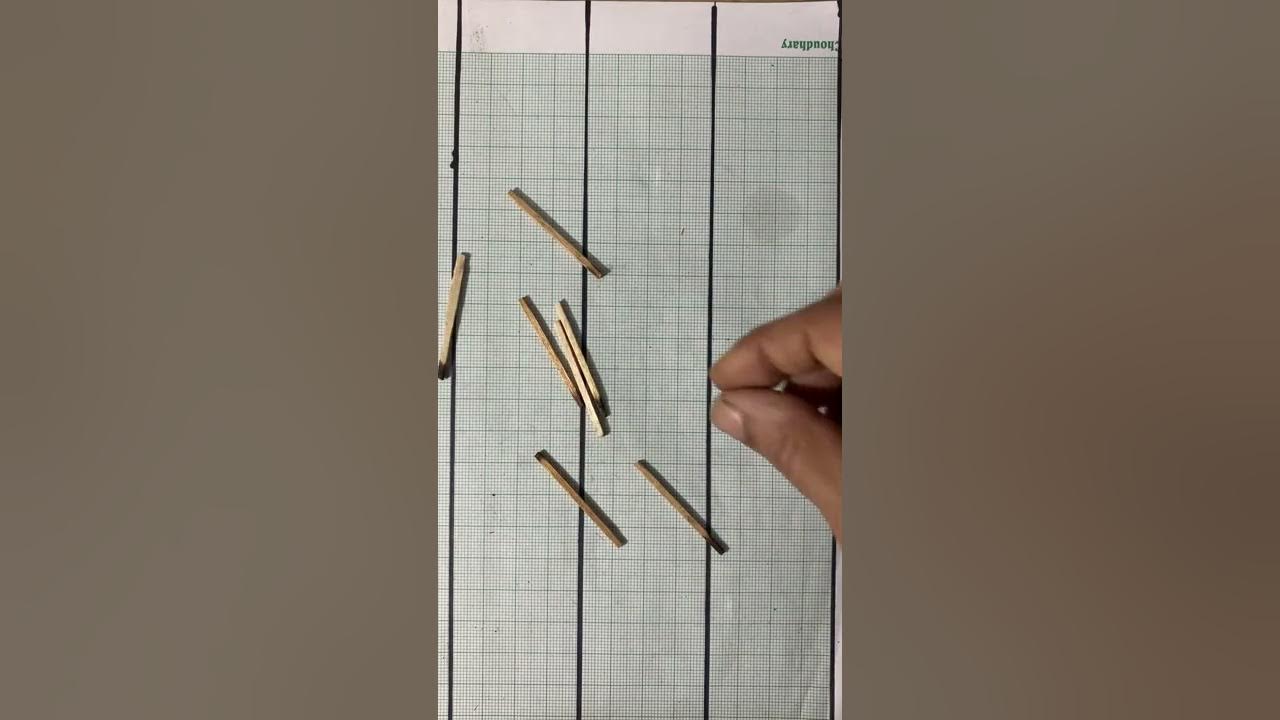 Buffons Needle Activity - YouTube