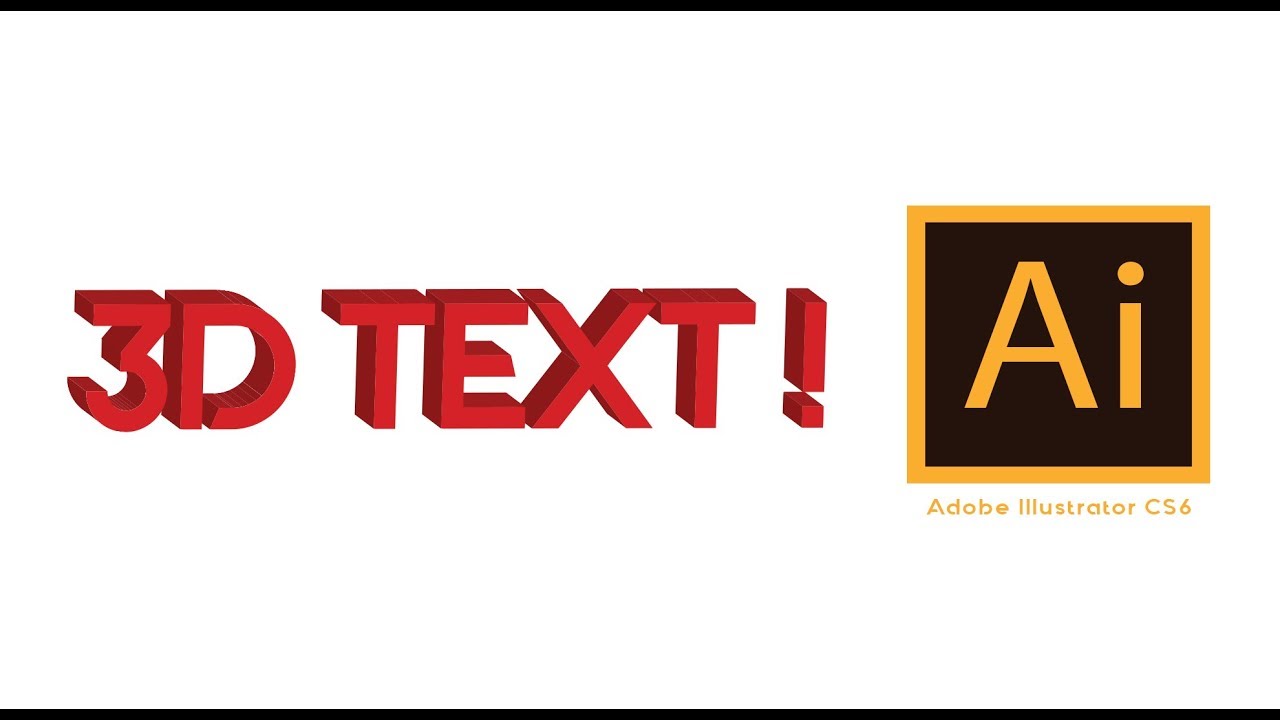 How To Create 3D Text In Illustrator Adobe Illustrator For Beginners how-to-create-3d-text-in-illustrator-adobe-illustrator-for-beginners