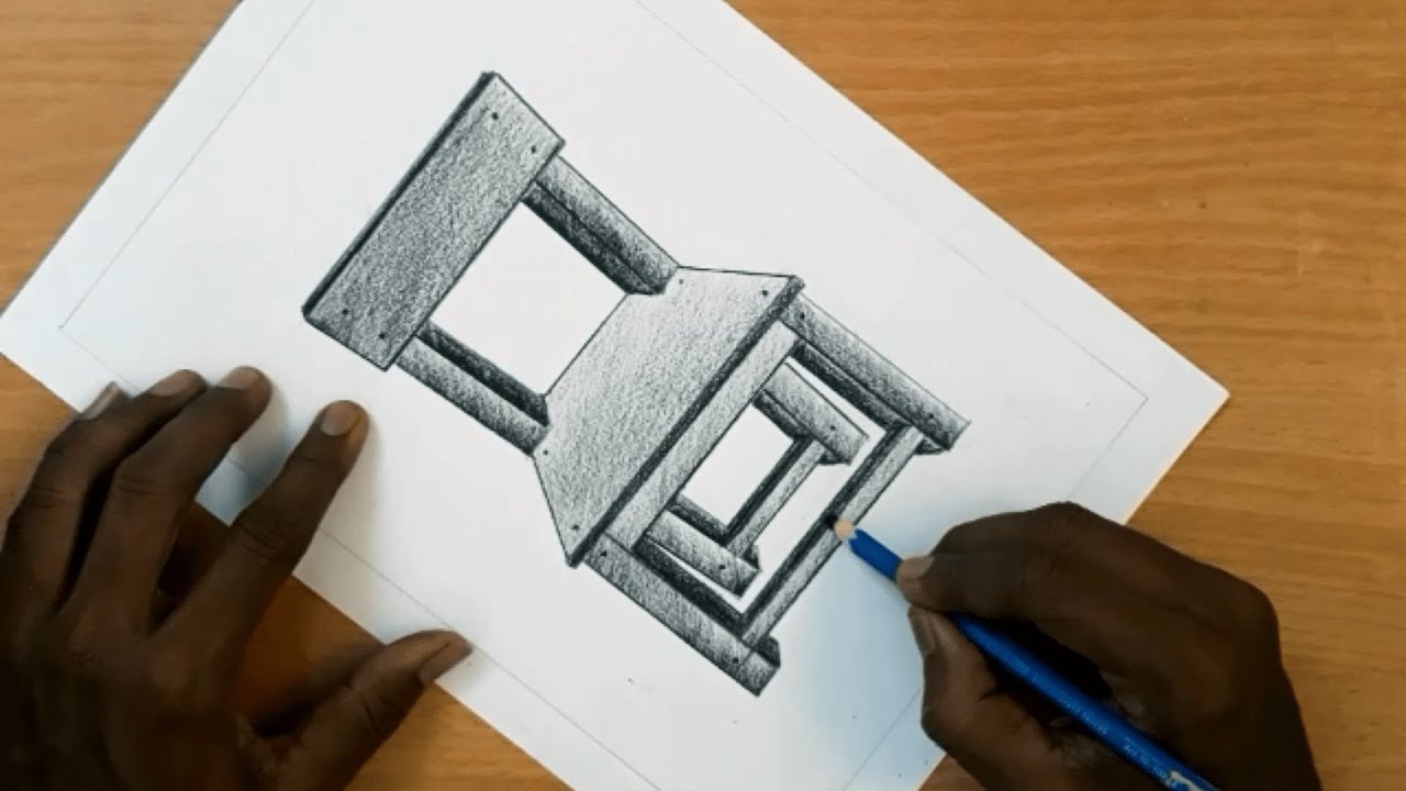 How to draw a chair | Easy drawing for kids/Shading techniques for ...