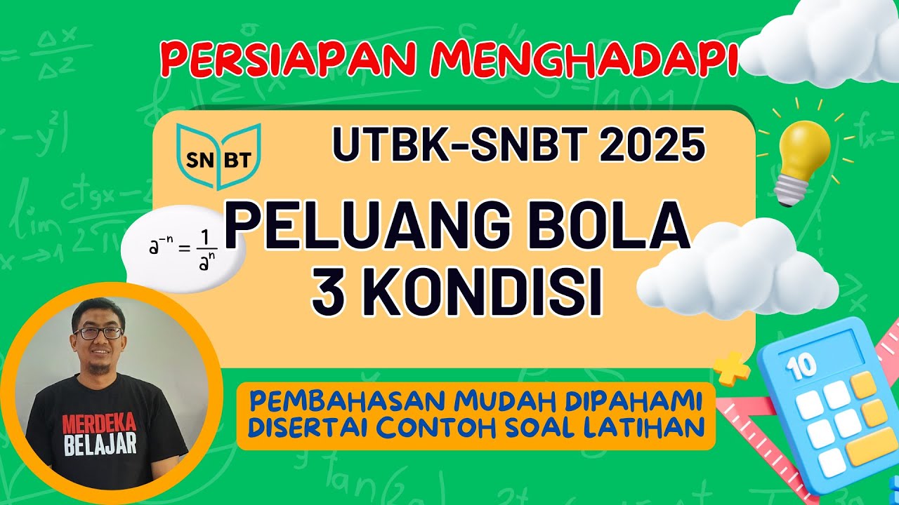 SOAL UTBK 2025 PELUANG BOLA 3 KONDISI (merah, biru, hijau) - YouTube
