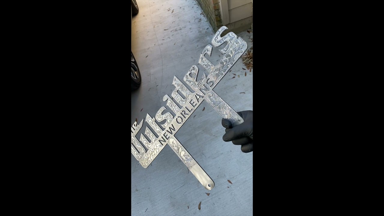 Lowrider Metal Engraving by Carey - YouTube
