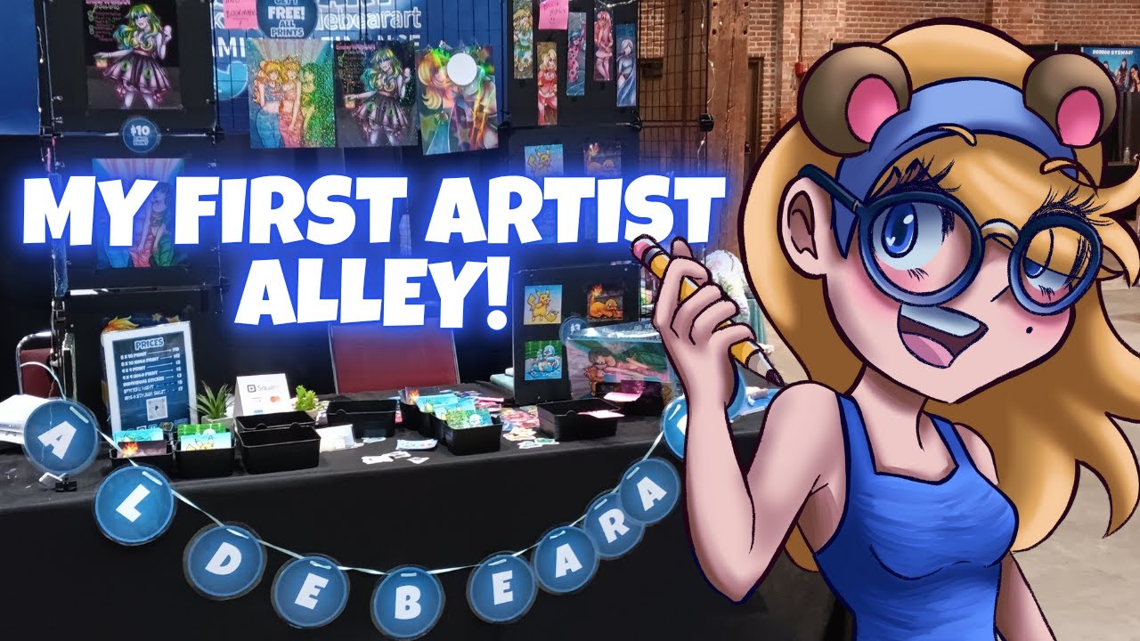 MY FIRST ARTIST ALLEY! (Georgia Comic Con 2024) - YouTube