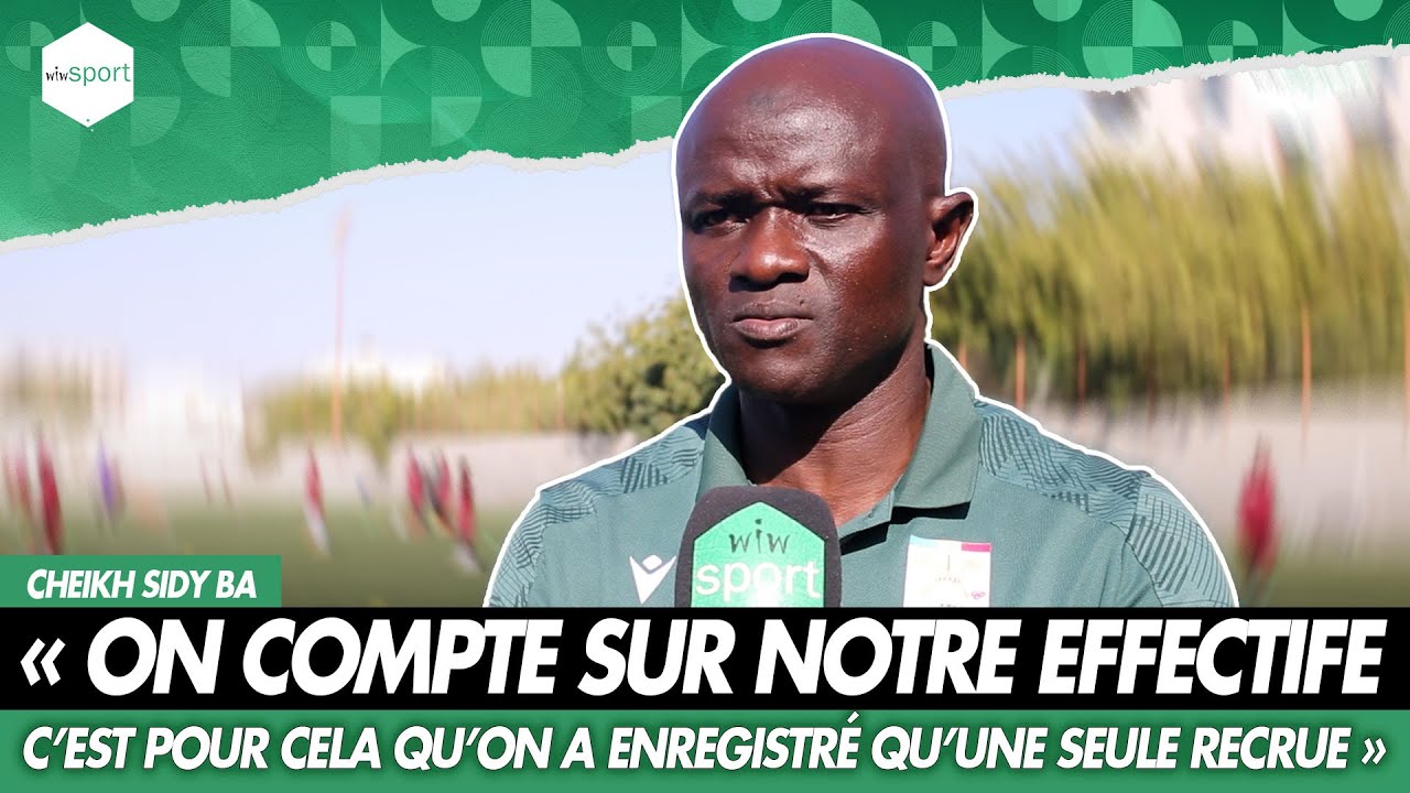 cheikh sidy ba : « On compte sur notre effectif, c’est pour cela qu’on ...