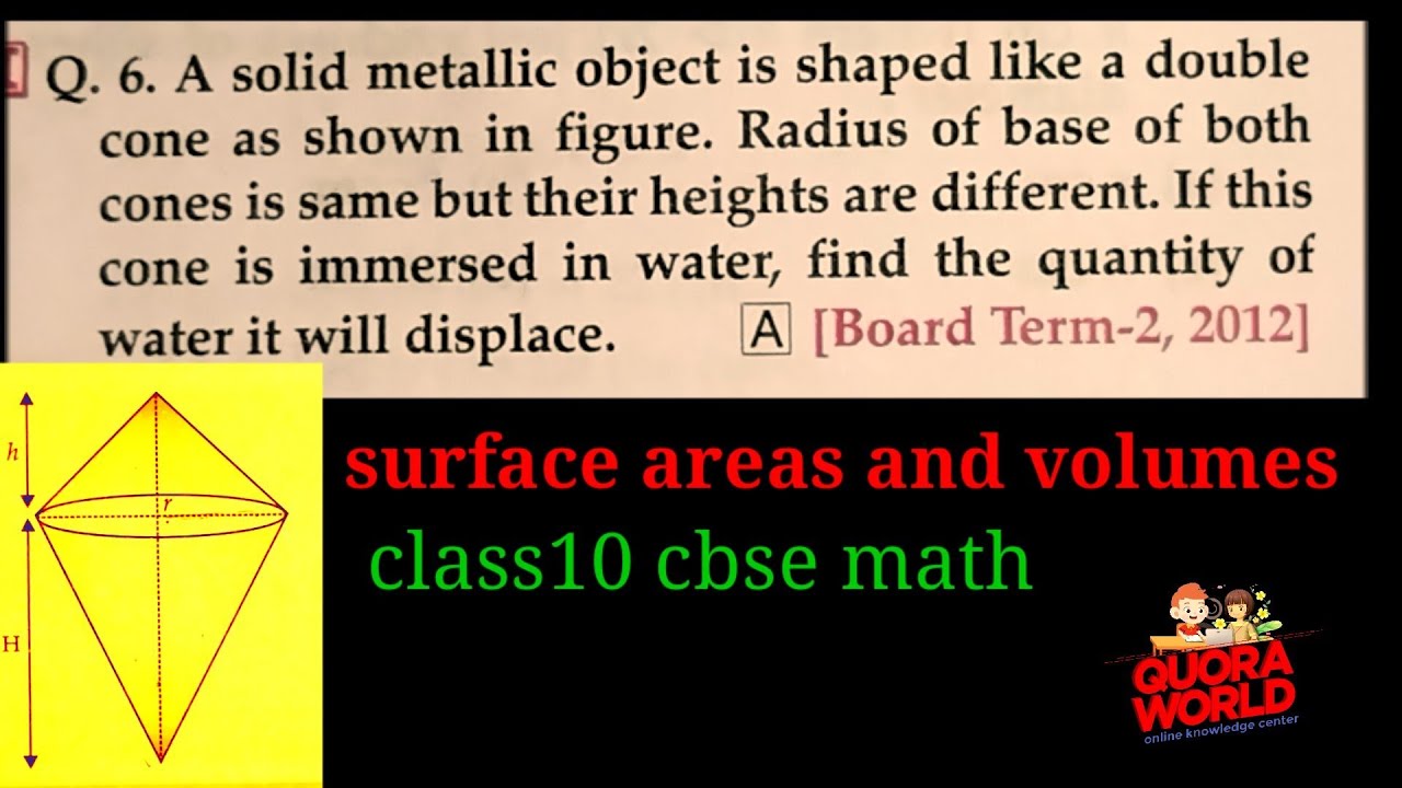 A solid metallic object is shaped like a double cone as shown in figure ...