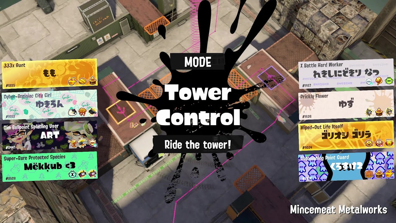 Splatoon 3 - X Battles (Tower Control) #36 - YouTube