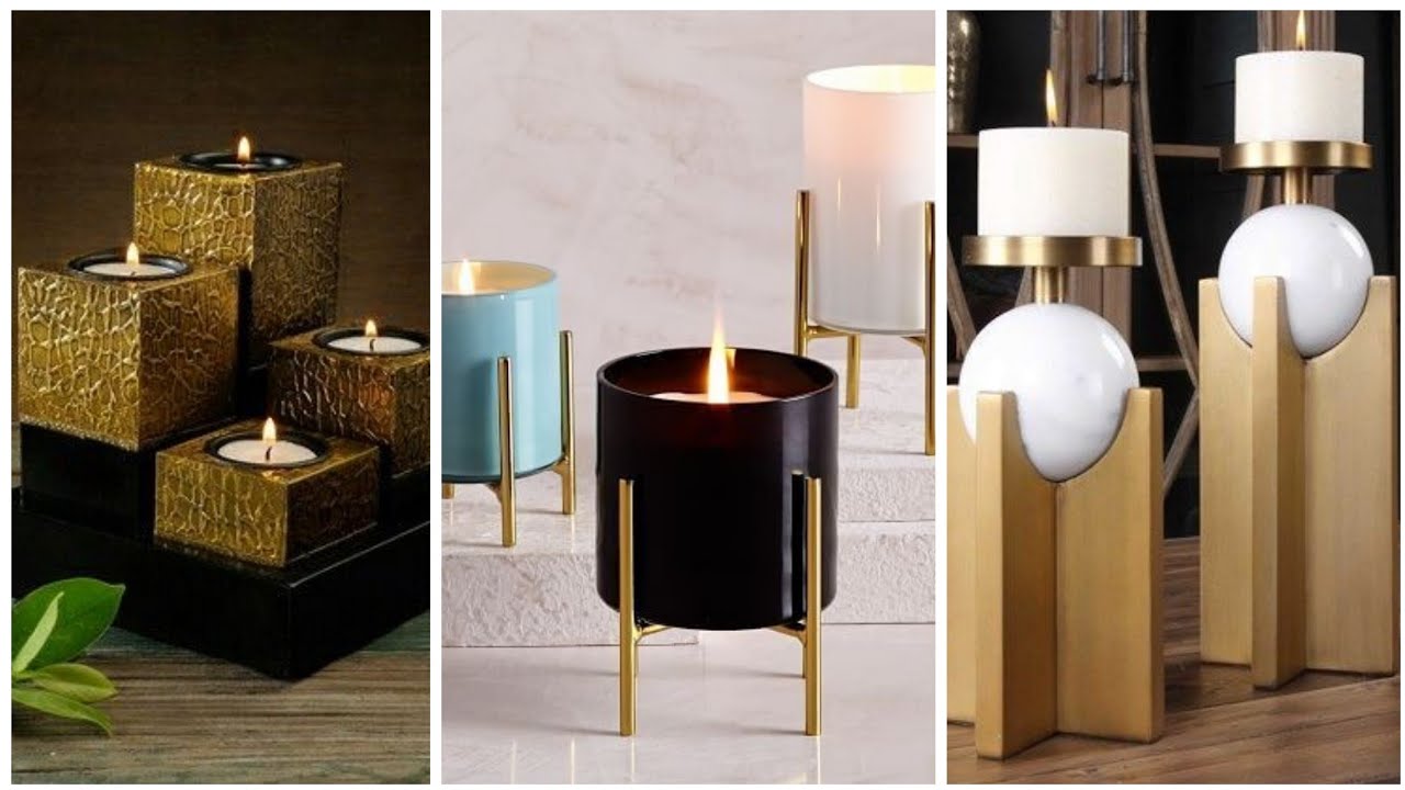 soo elegant beautiful candles stand ideas #decoration - YouTube