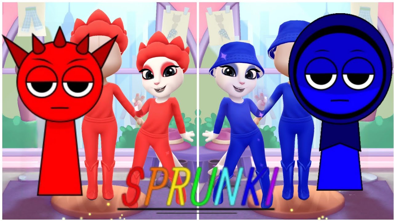 🌈 SPRUNKI INCREDIBOX ANGELA | Some Characters Sprunki | Cosplay ...