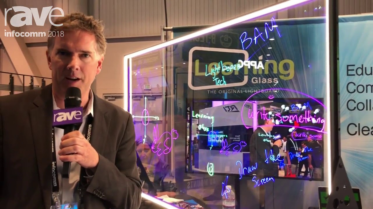 InfoComm 2018: Learning Glass Solutions Demos the LGS66 Learning Glass ...