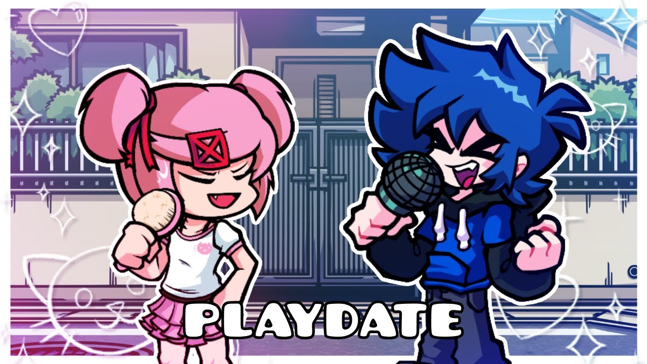 Playdate Lem0dy Mix But its Natsuki and Cris Cover (FNF cover) - YouTube