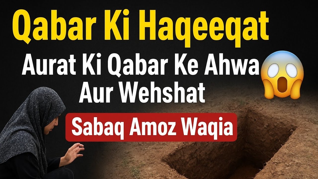 Qabar Ki Haqeeqat 😱 | Aurat Ki Qabar Ke Ahwaal Aur Wehshat | Sabaq Amoz ...