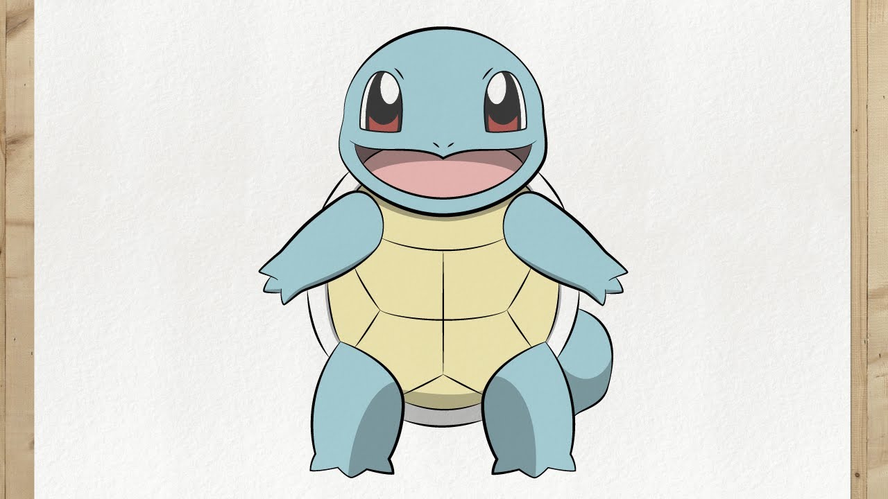 Cómo Dibujar a SQUIRTLE 💧 | Pokemon | Tutorial de Dibujo Paso a Paso ...