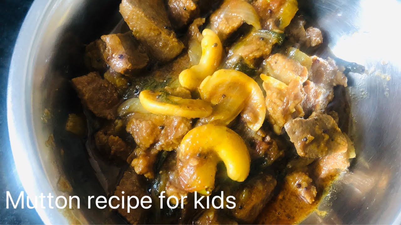 #Mutton recipe for 15months-2years+baby/toddlers,kids mutton curry easy ...