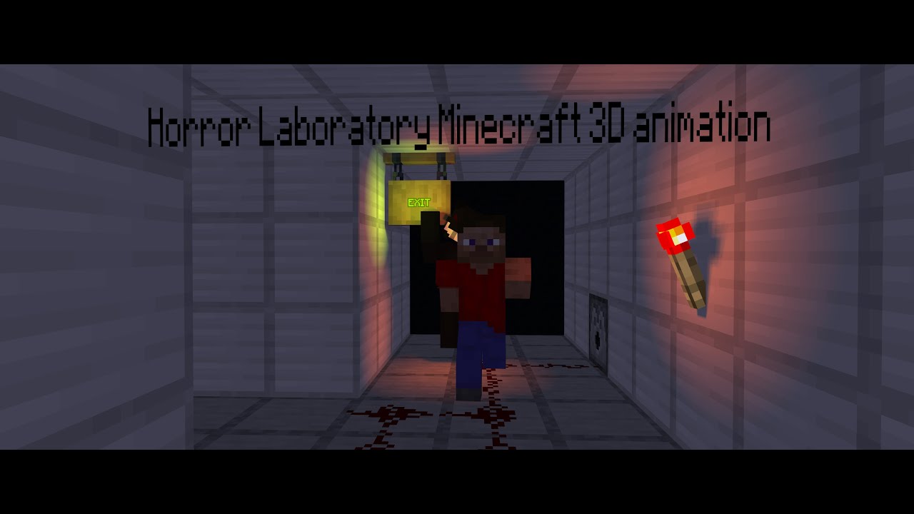 Horror Laboratory Minecraft 3D animation - YouTube