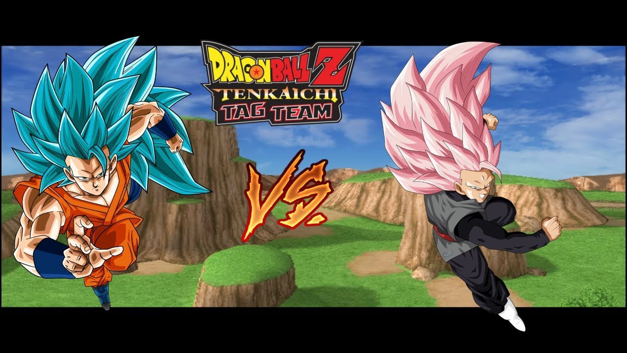 Dragon Ball Z Tenkaichi Tag Team MOD | Goku FNF SSJ Blue 3 VS Black ...