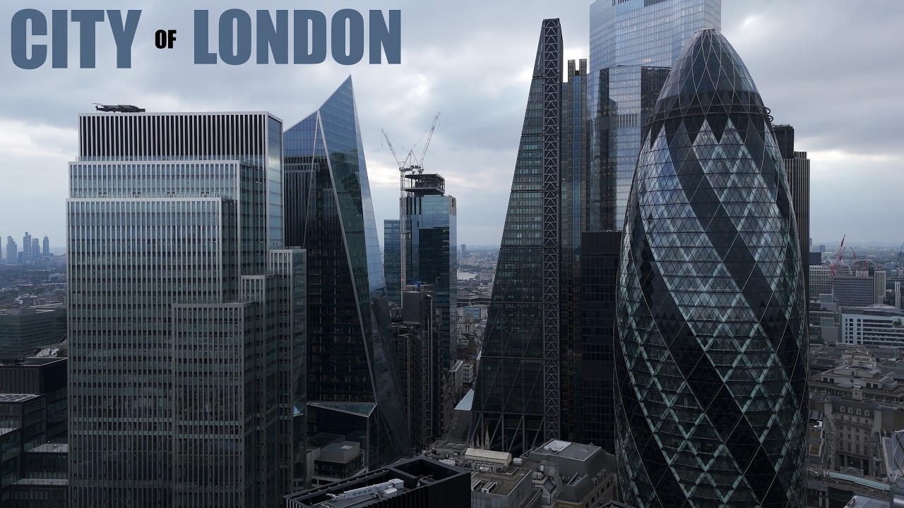 City of London, UK Aerial View | 4K HD Drone Footage - YouTube