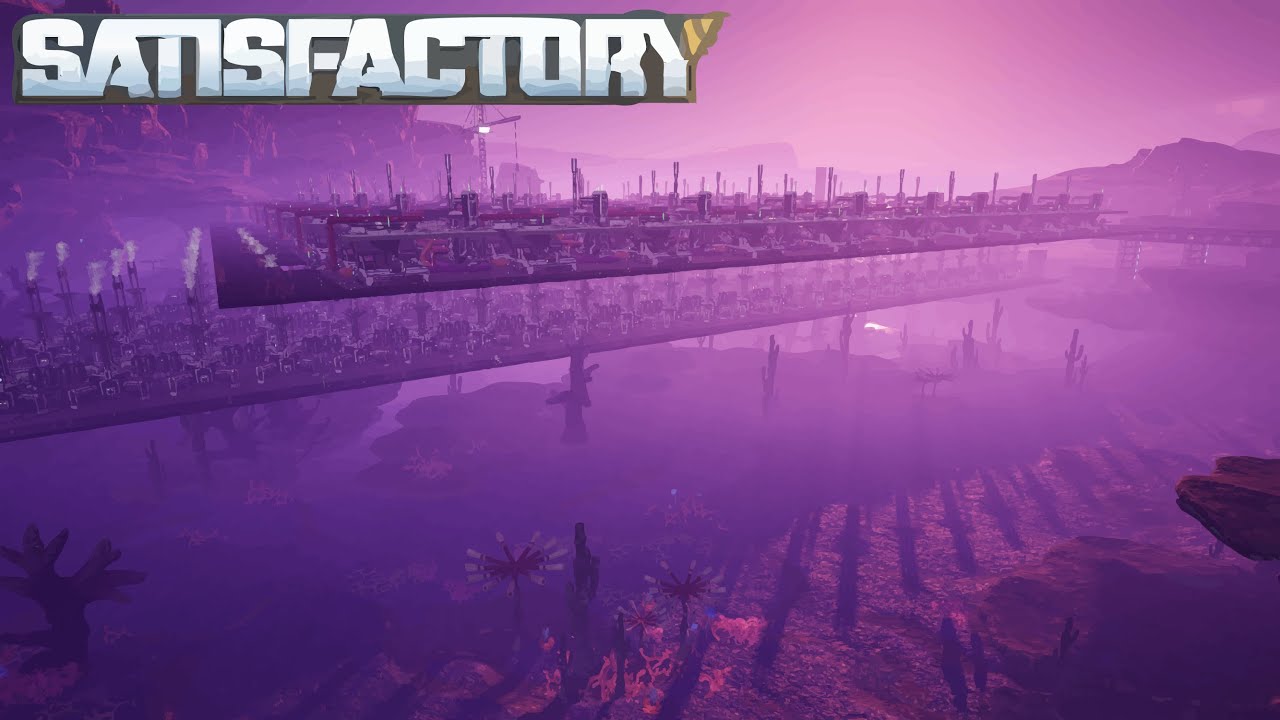 FULLY OPERATIONAL 100,000 MW Power Plant - Satisfactory 1.1 Playthrough ...