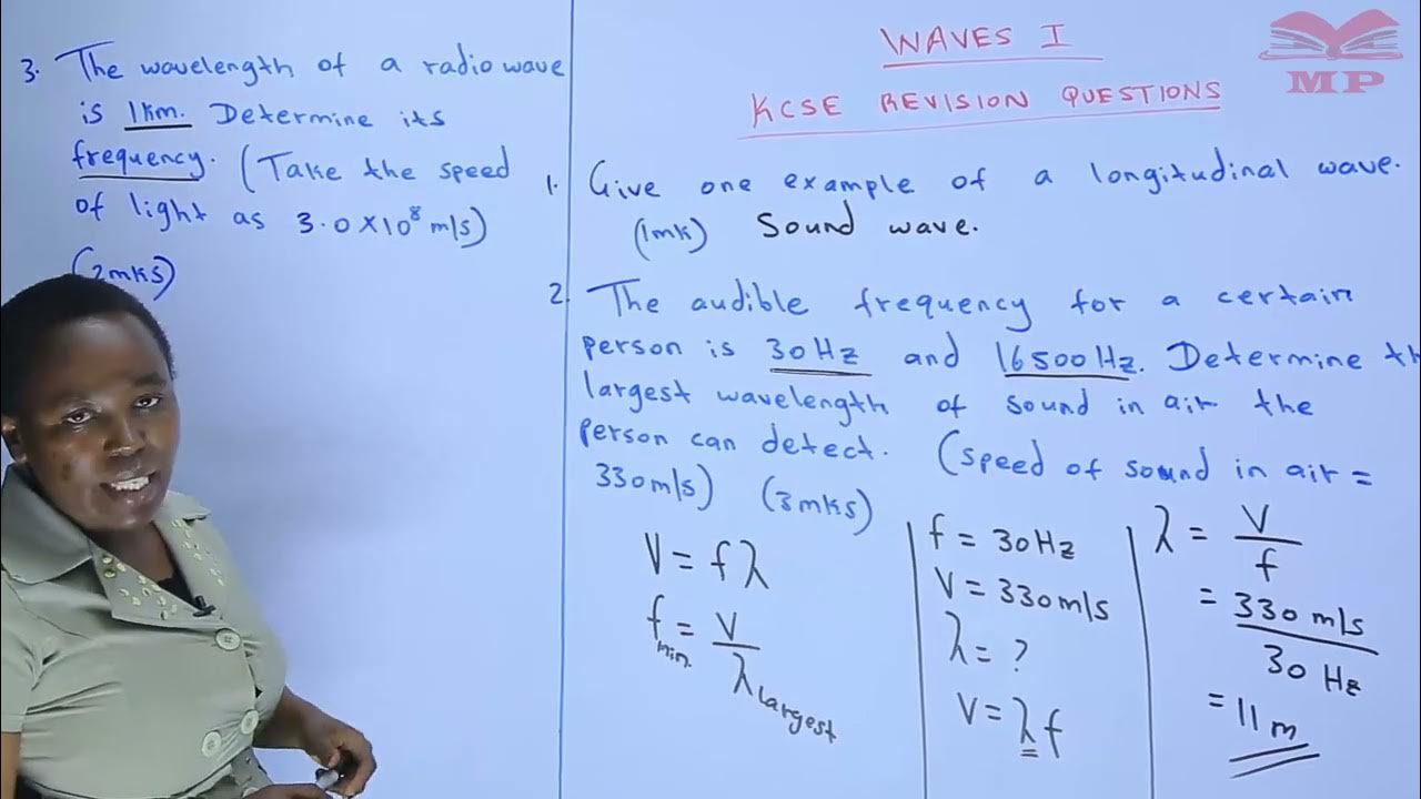 PHYSICS KCSE REVISION_WAVES 1 - YouTube
