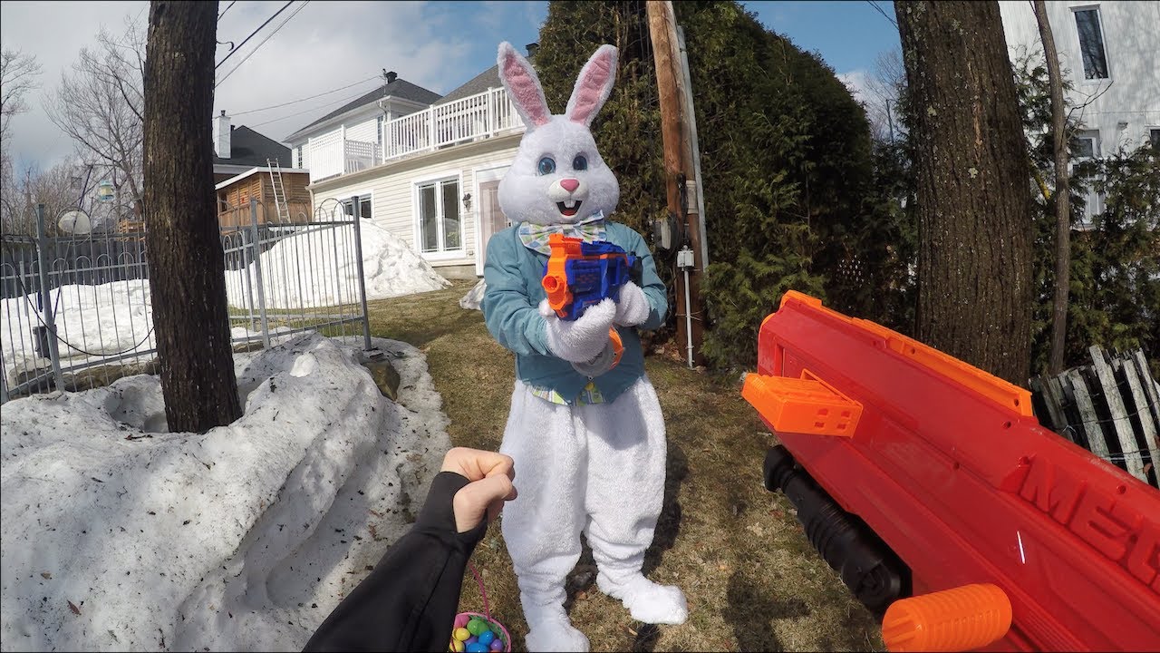 Nerf War: Easter Surprise - YouTube