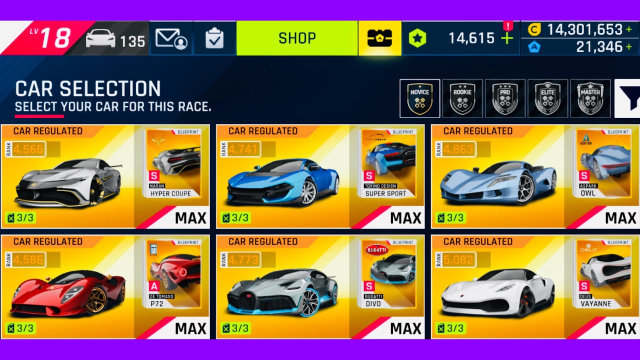 Asphalt 9, Limited Series Mix Top Cars Multiplayer Battle Races🔥💪 - YouTube