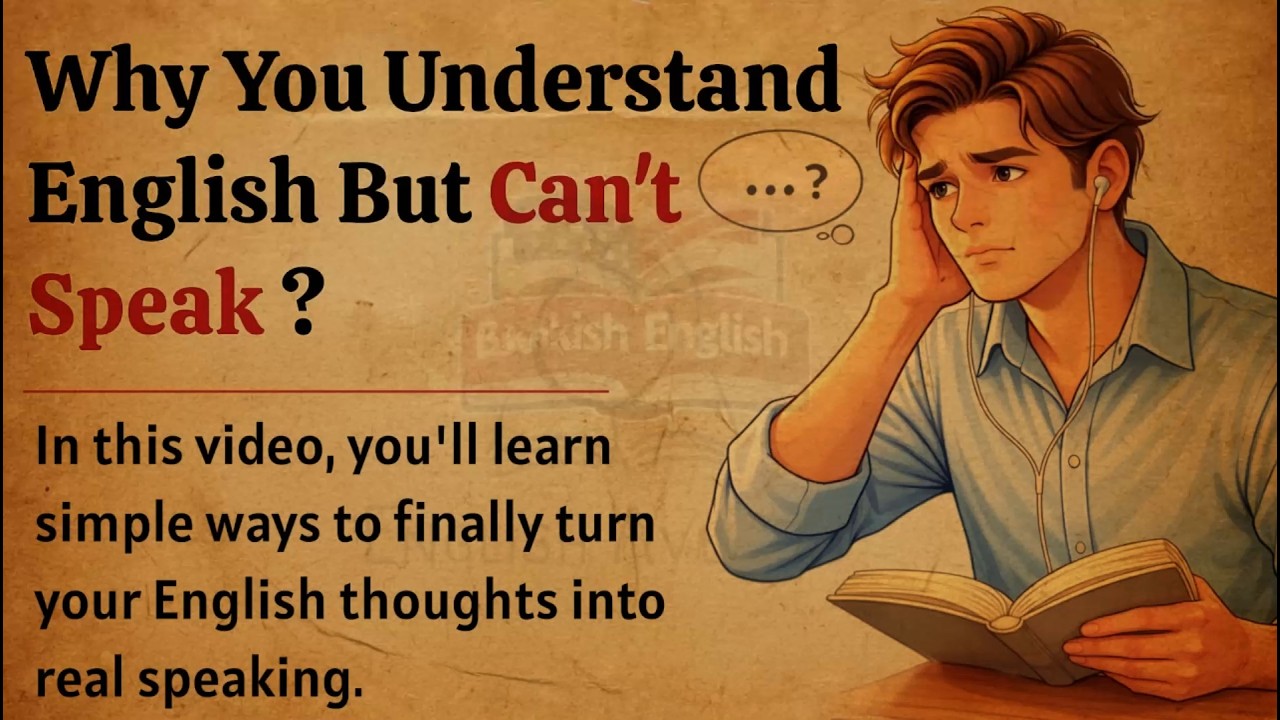 Why You Understand English But Can’t Speak It_Stop Understanding Only ...