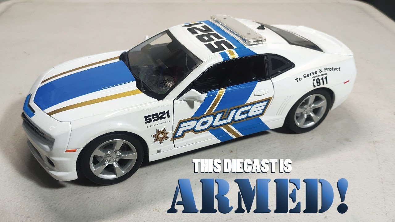 1:18 Chevrolet Camaro RS SS Police Car by Maisto - YouTube