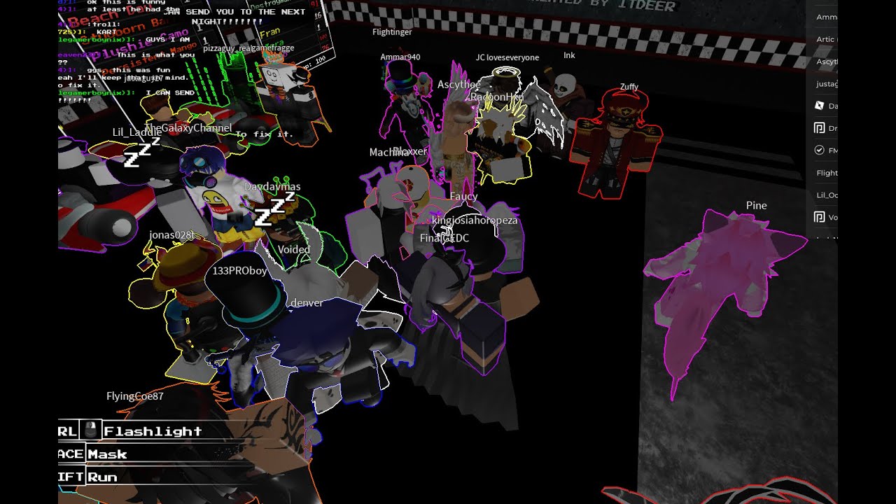 ROBLOX: One More Night - 50-player Chaos (feat. Dav, FM, Zuffy and a ...