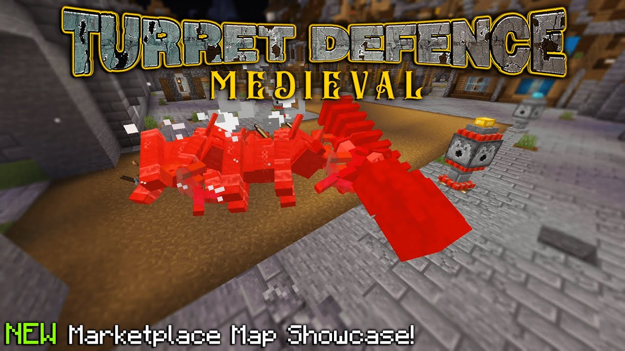 "Turret Defence Medieval" Official Minecraft Marketplace Map Showcase ...