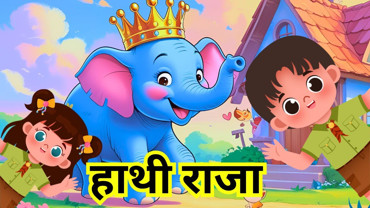 Hathi Raja Song ! Hindi Rhymes #kidssongs #kidsvideo #cartoon # ...