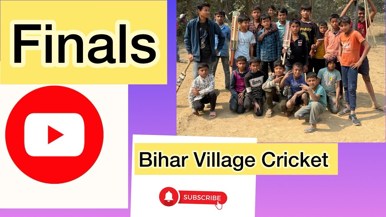 Bihar Rural Cricket League West Champaran Bihar Village Culture Bihar ...