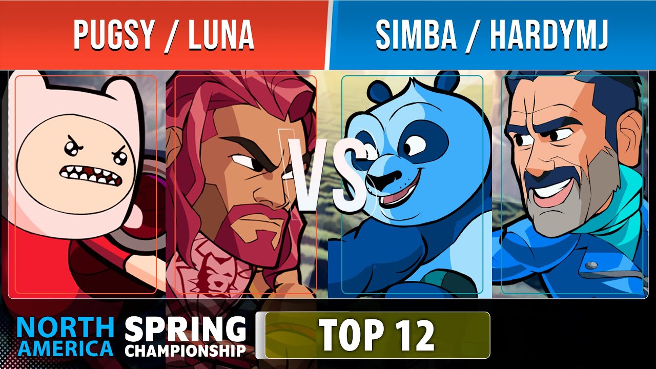 Pugsy & Luna VS Simba & hardymj - Top 12 - NA - Brawlhalla Spring ...